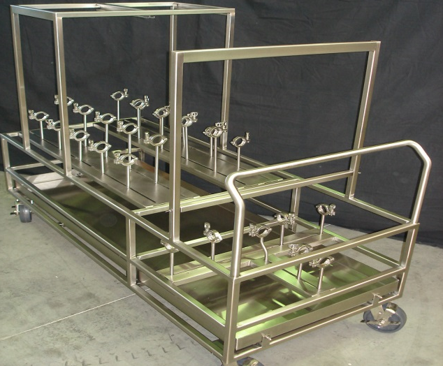 Custom Fabricated Clean Room Carts