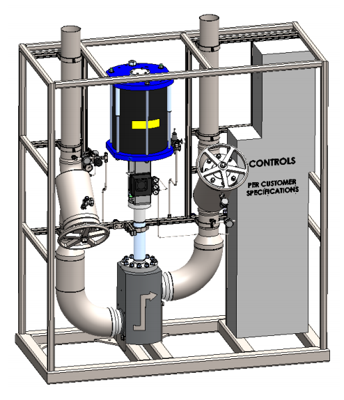 High Purity Nitrogen Purifier Bypass Skid