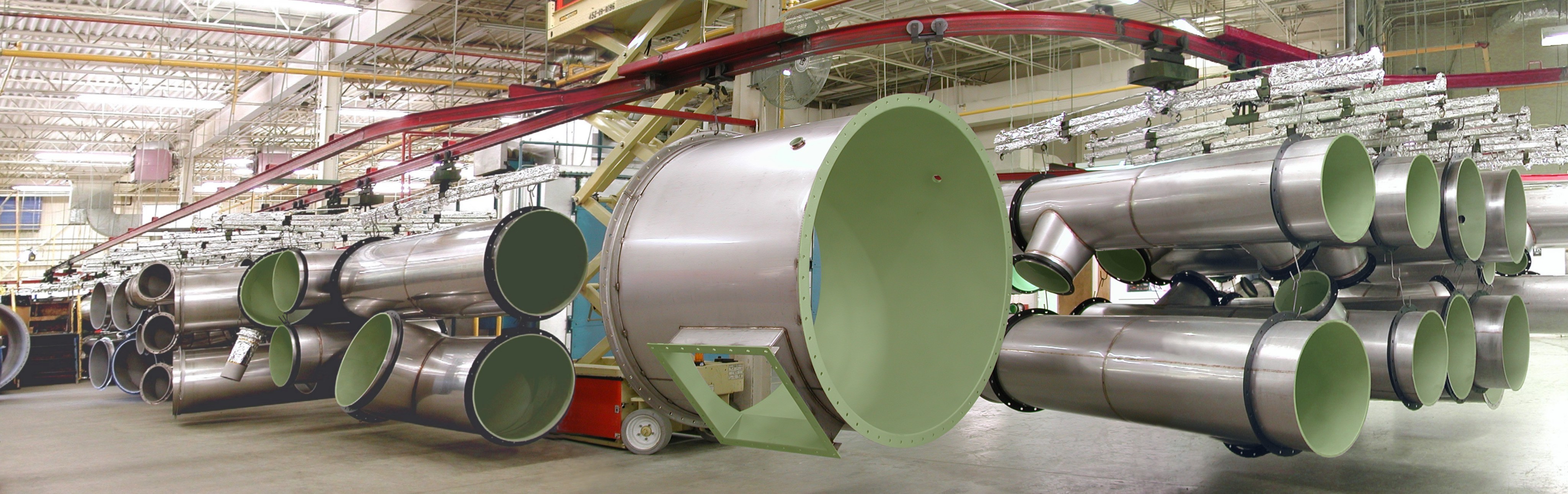 No Flame + No Smoke = Fluoropolymer Coating On Stainless Steel Duct