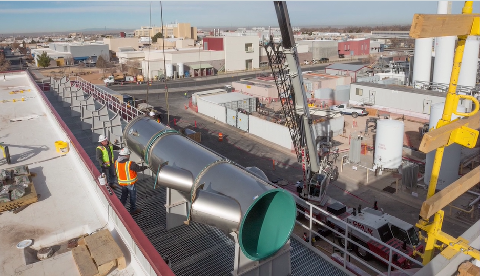 PSP® Acid Exhaust Duct Shines at Sandia National Labs